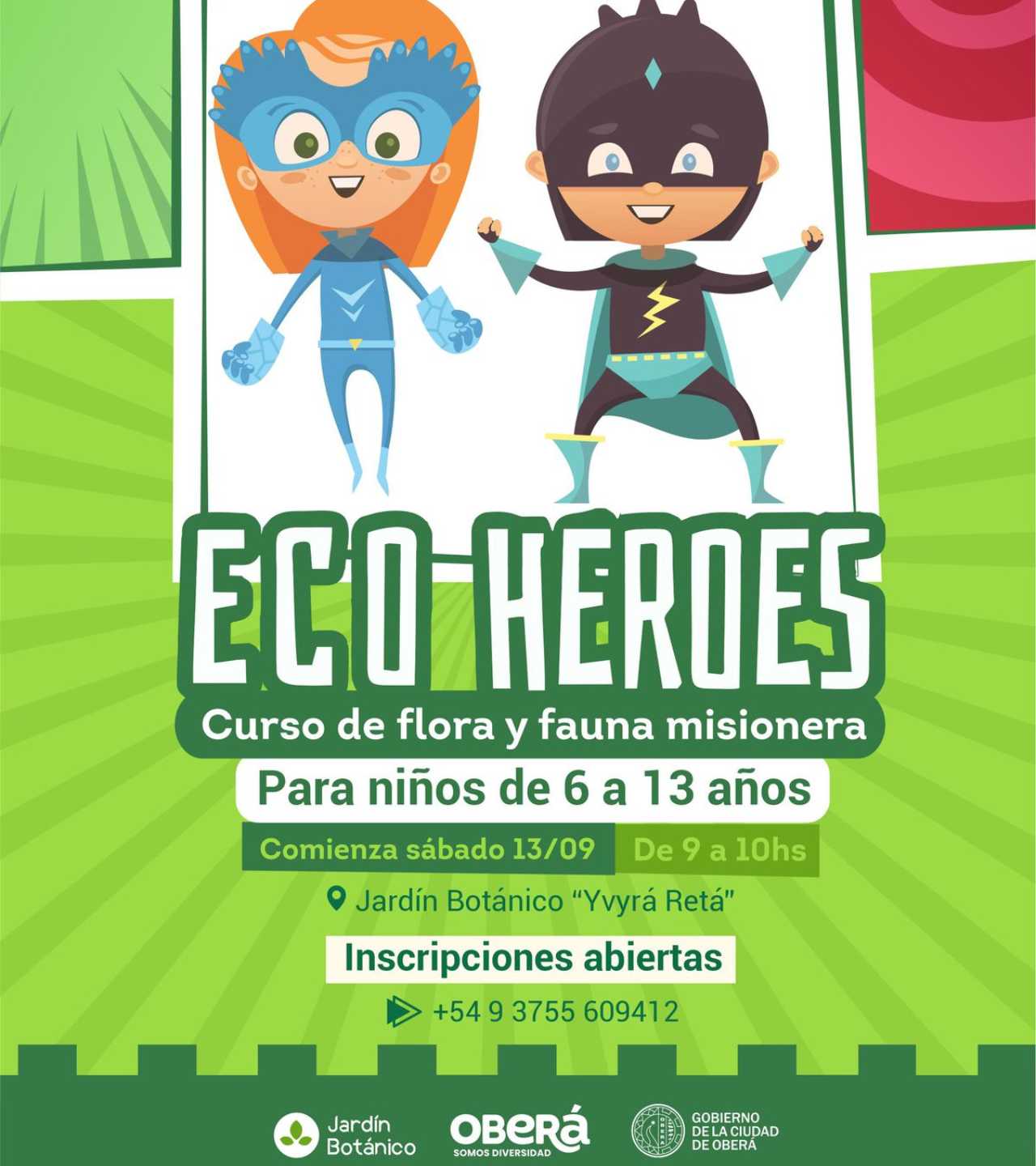 Oberá impulsa la continuidad del programa "Eco héroes" curso de flora y ...